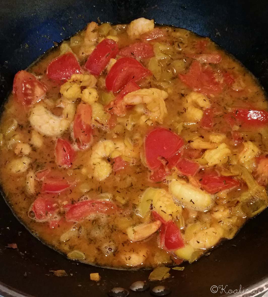 Cari de crevettes - Koalisa