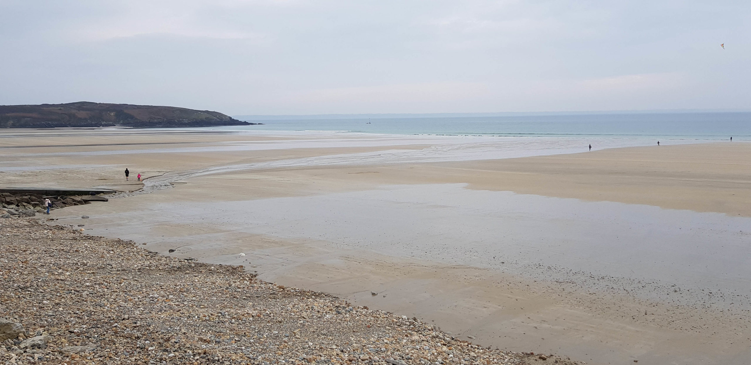 La plage de Trez Bellec en hiver - Koalisa